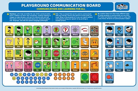 City Playground Communication Boards - Playground Communication Boards