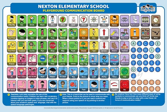 School Playground Communication Board - Playground Communication Boards