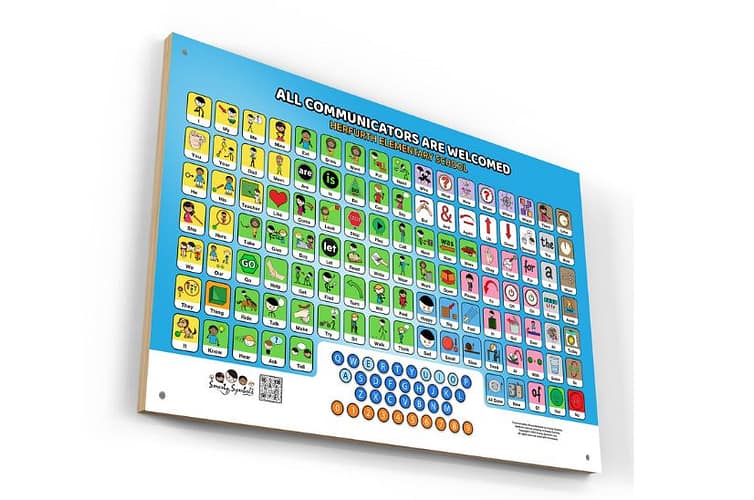 Core Vocabulary Communication Board - Playground Communication Boards