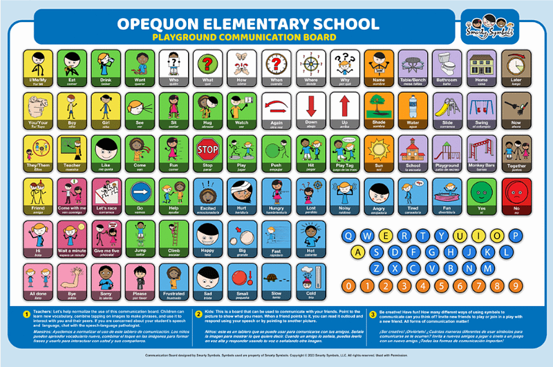 Purchase a Custom Playground Communication Boards