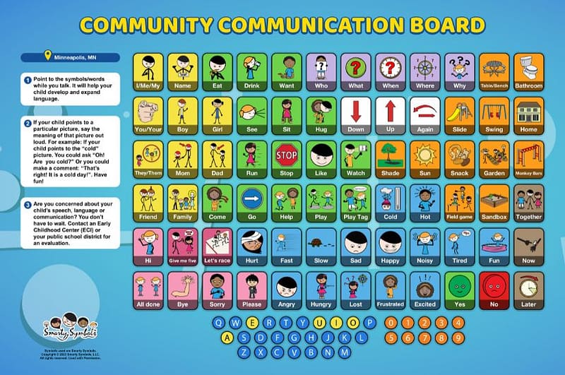 City Playground Communication Boards - Playground Communication Boards